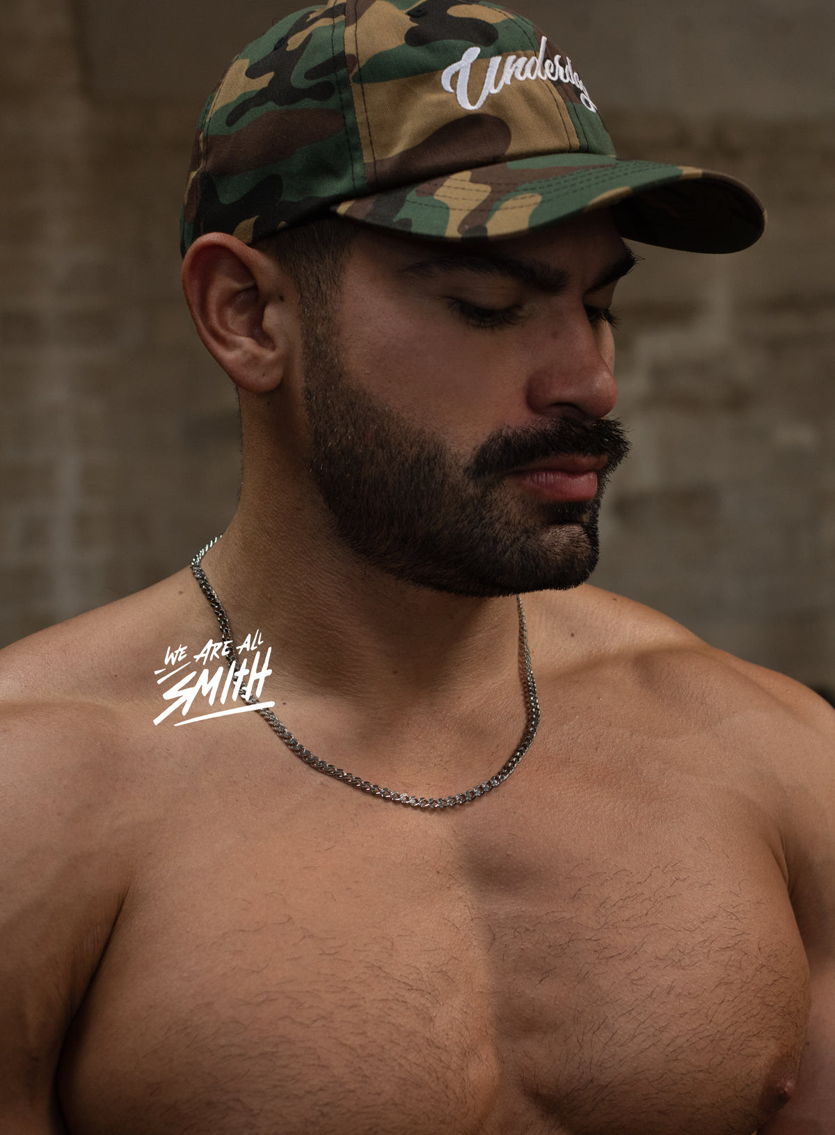 Underdog Camo Hat — WE ARE ALL SMITH