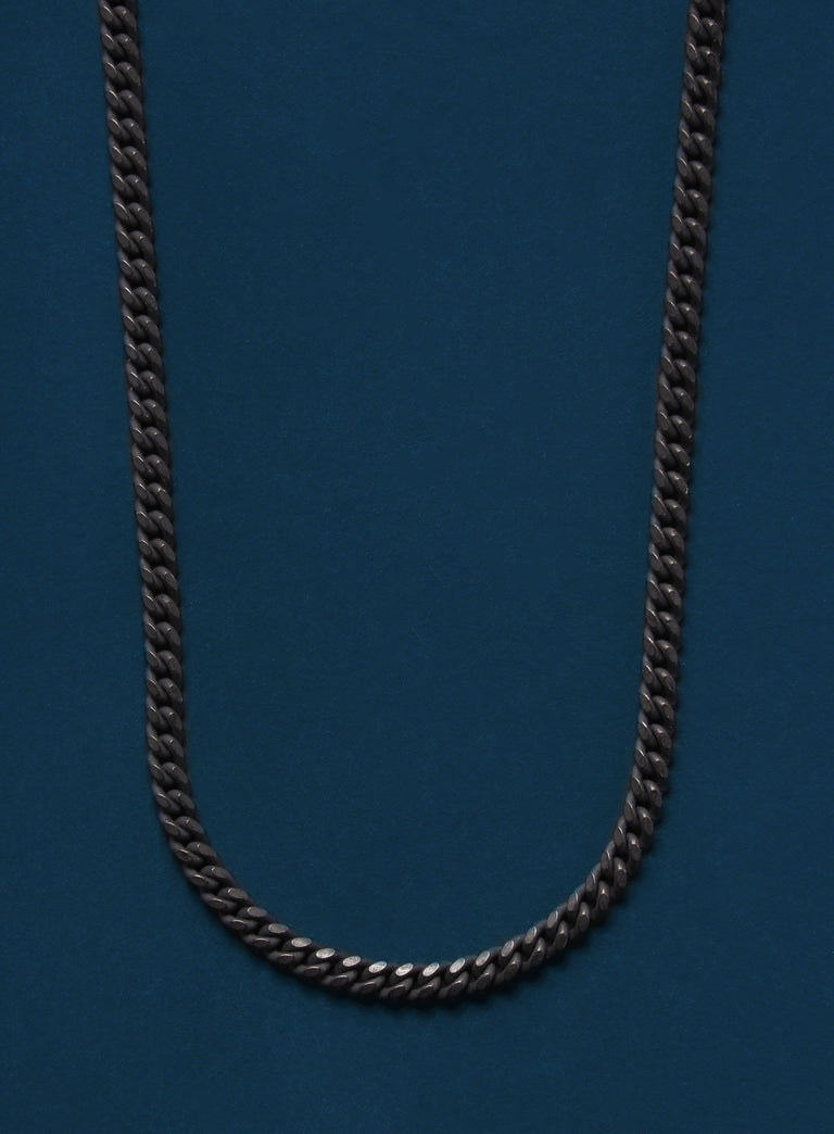 14k Oxidized Vermeil "Chocolate" Gold Elongated Cable Chain — WE ARE ...