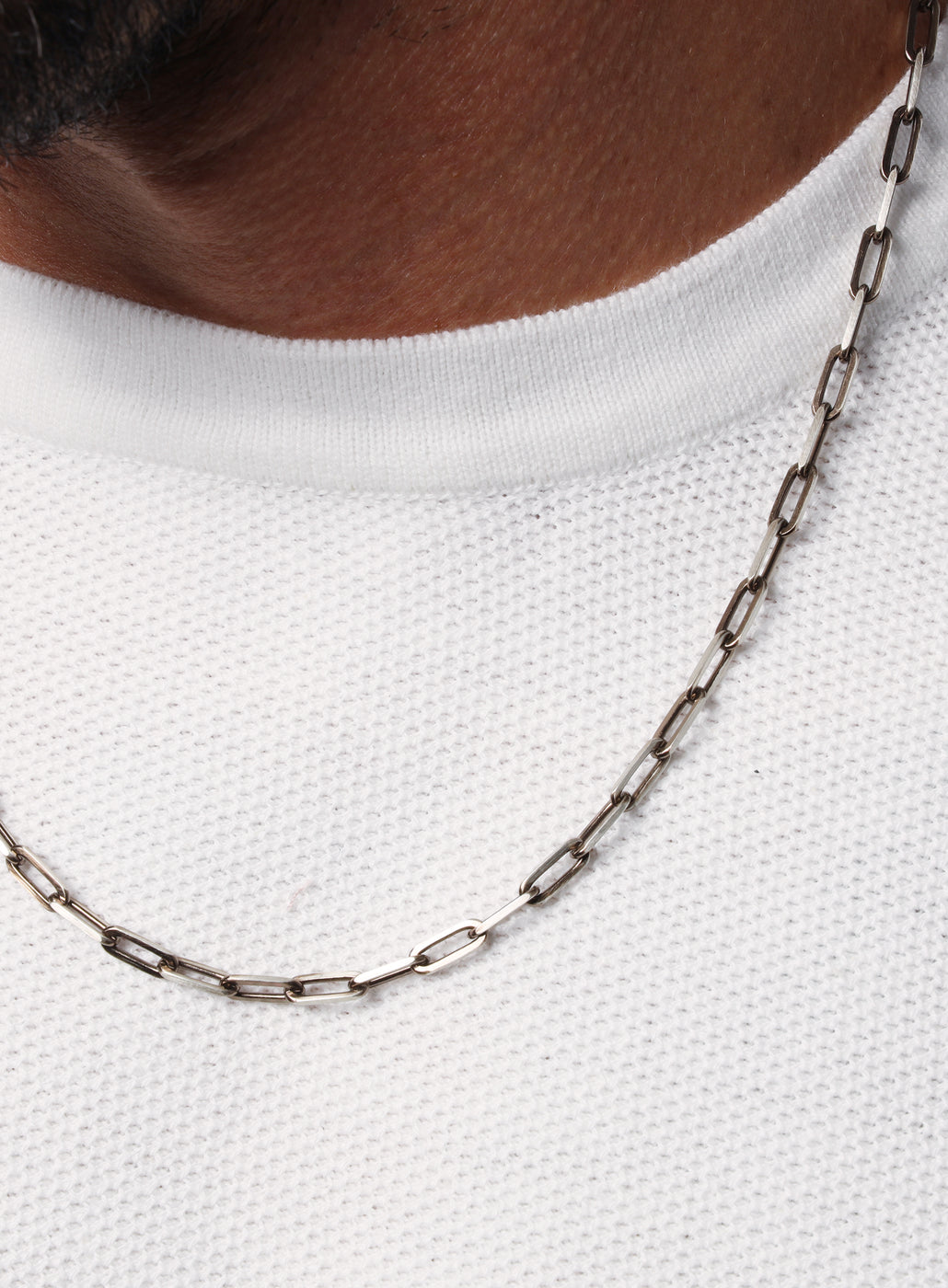 14k Oxidized Vermeil "Chocolate" Gold Elongated Cable Chain — WE ARE ...