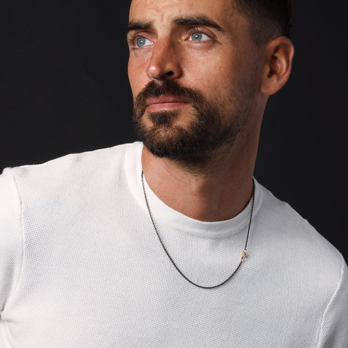 "Chocolate" Vermeil Gold Cable Chain Necklace for Men — WE ARE ALL SMITH