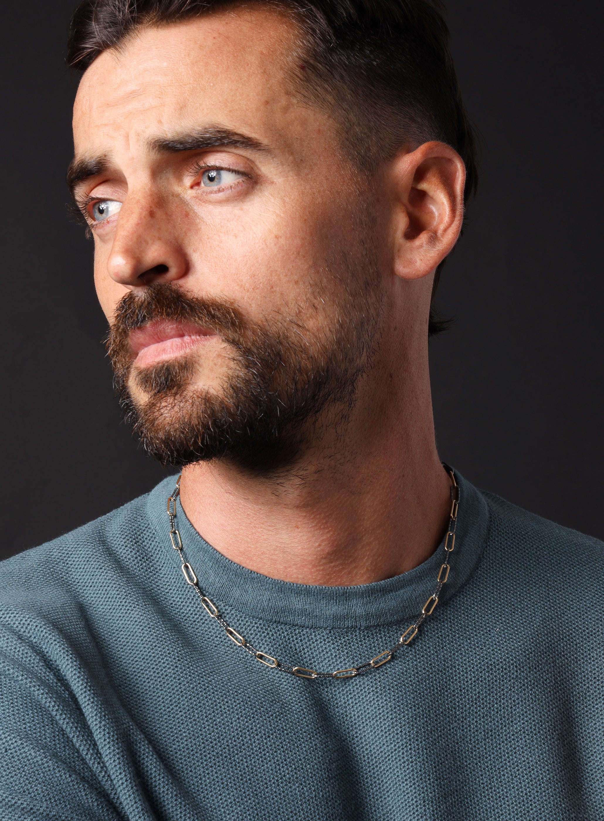 14k Gold Filled and Lasered Sterling Cable Chain — WE ARE ALL SMITH