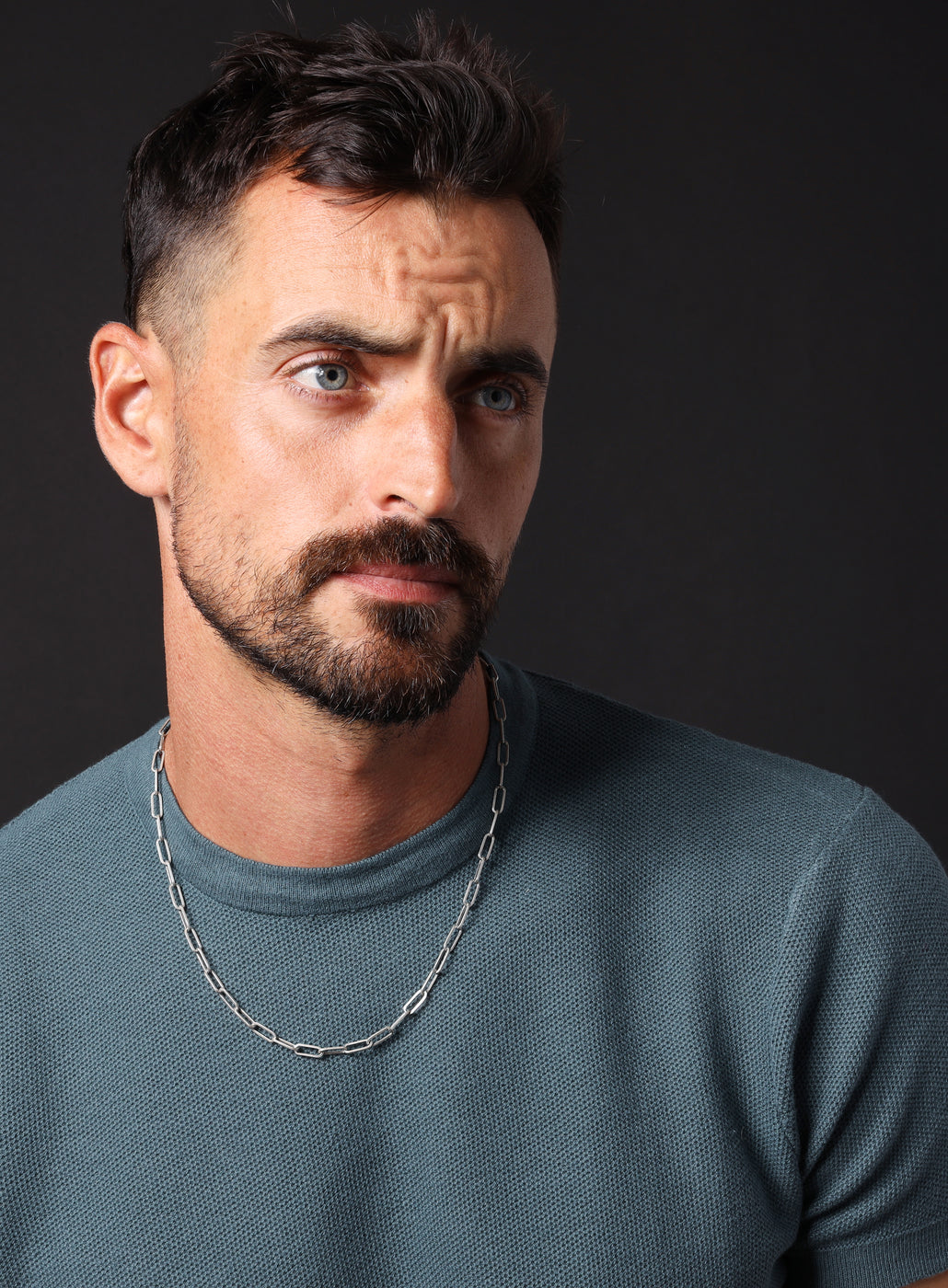 925 Oxidized Sterling Silver Cable "Clip" Chain — WE ARE ALL SMITH