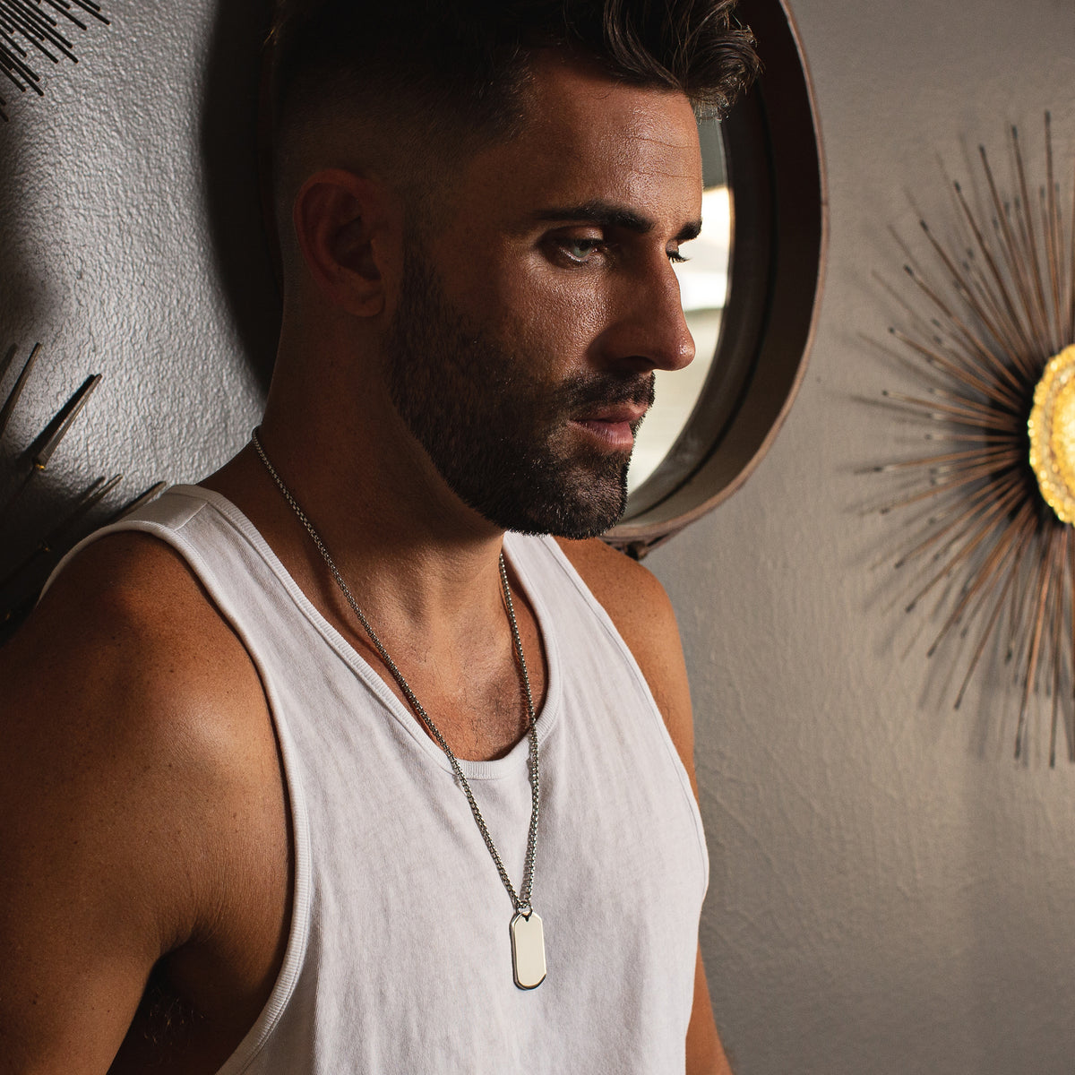 Stainless Steel Dog tag Necklace For Men — WE ARE ALL SMITH