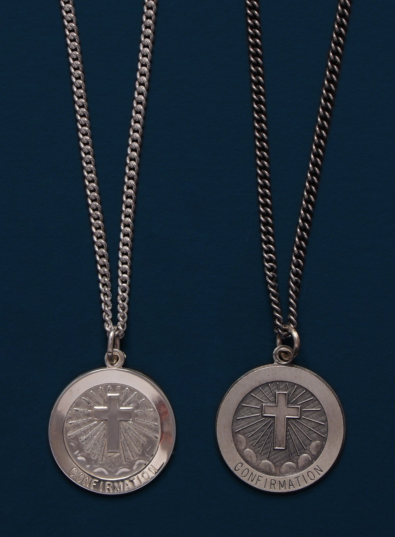 Confirmation Cross Sterling Silver Pendant Necklace for men — WE ARE ...