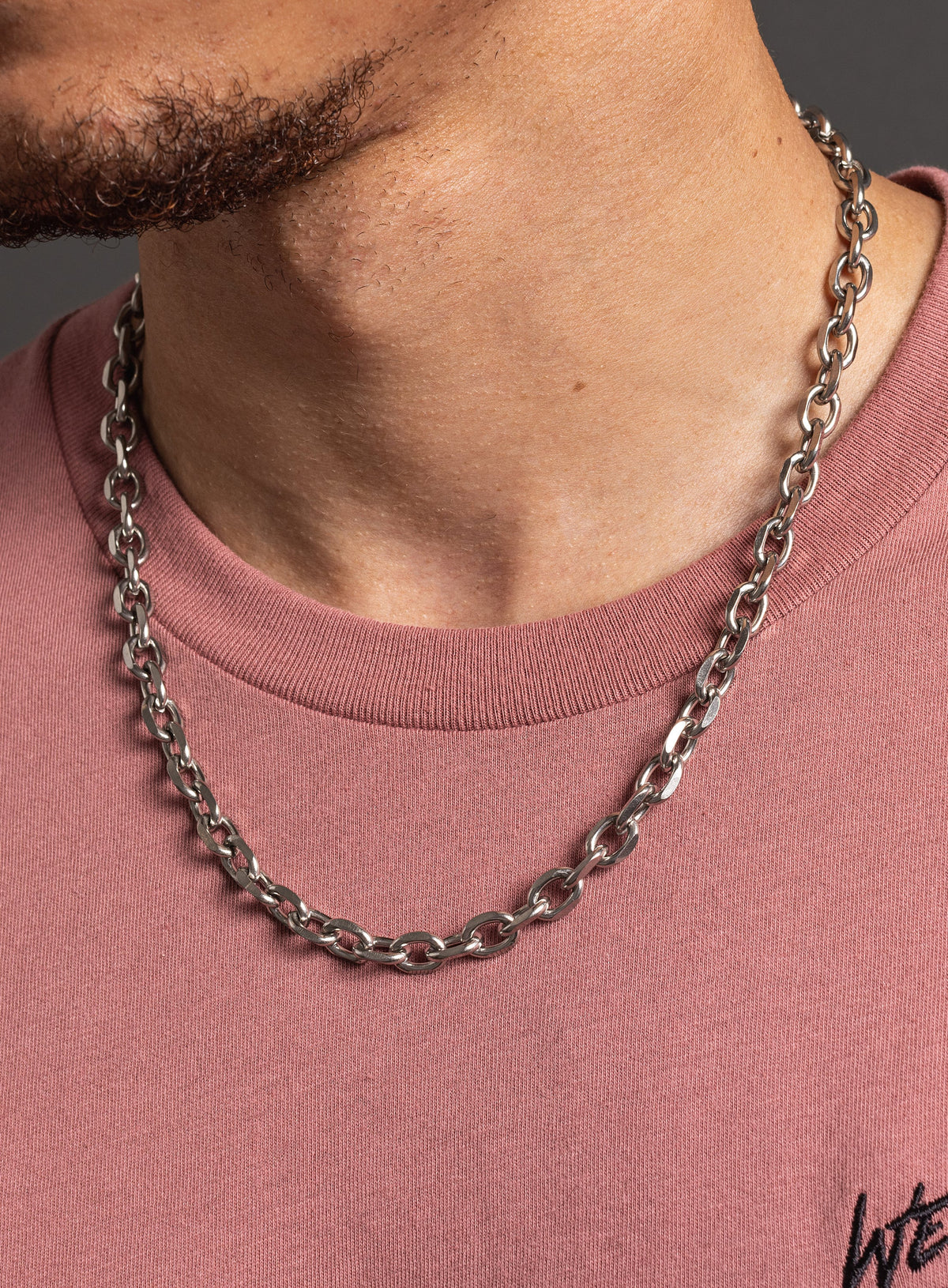 Waterproof 8mm Thick Cable Style Chain Necklace for men — WE ARE ALL SMITH