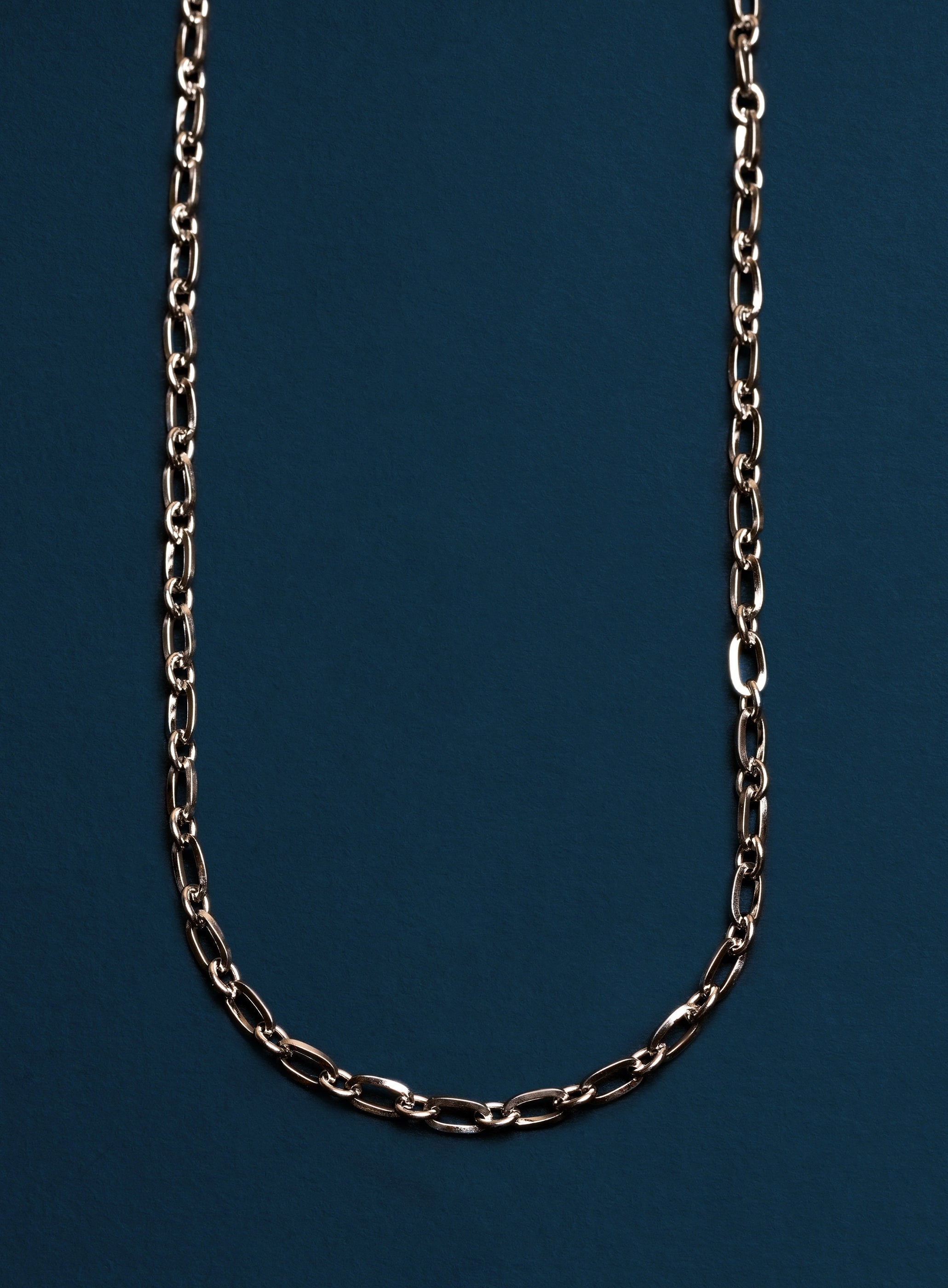 Waterproof 1 to 1 style links 4mm Oval Cable Chain Necklace — WE ARE ...