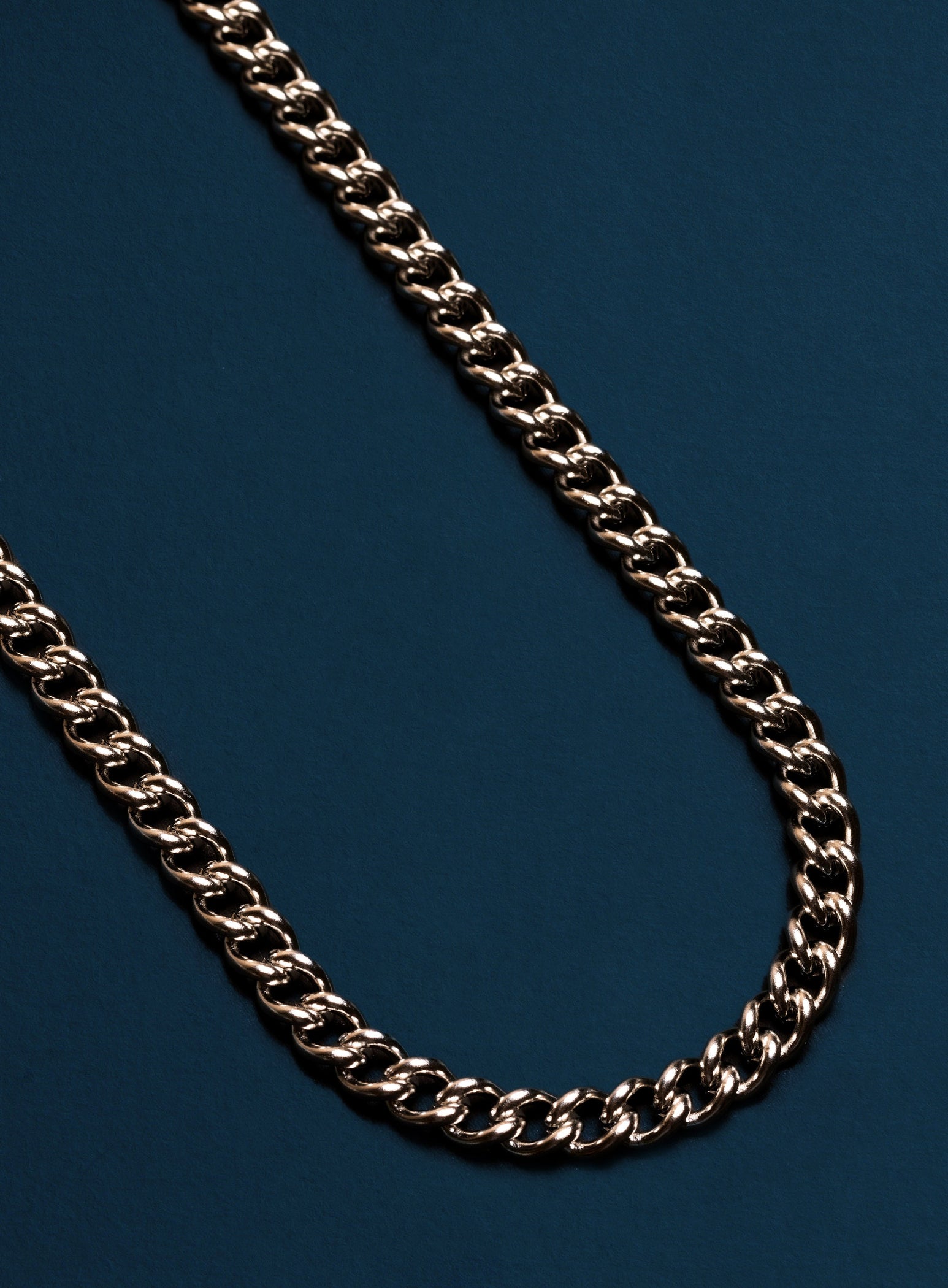 Waterproof 7mm Thick Curb Style link chain for men — WE ARE ALL SMITH