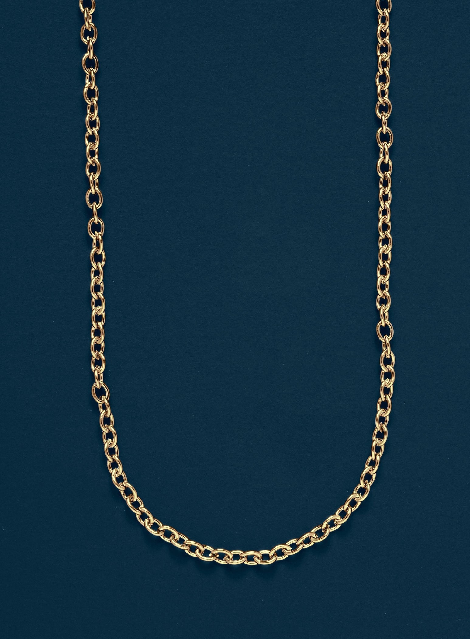 Mens 3mm Classic Cable Chain Necklace — WE ARE ALL SMITH