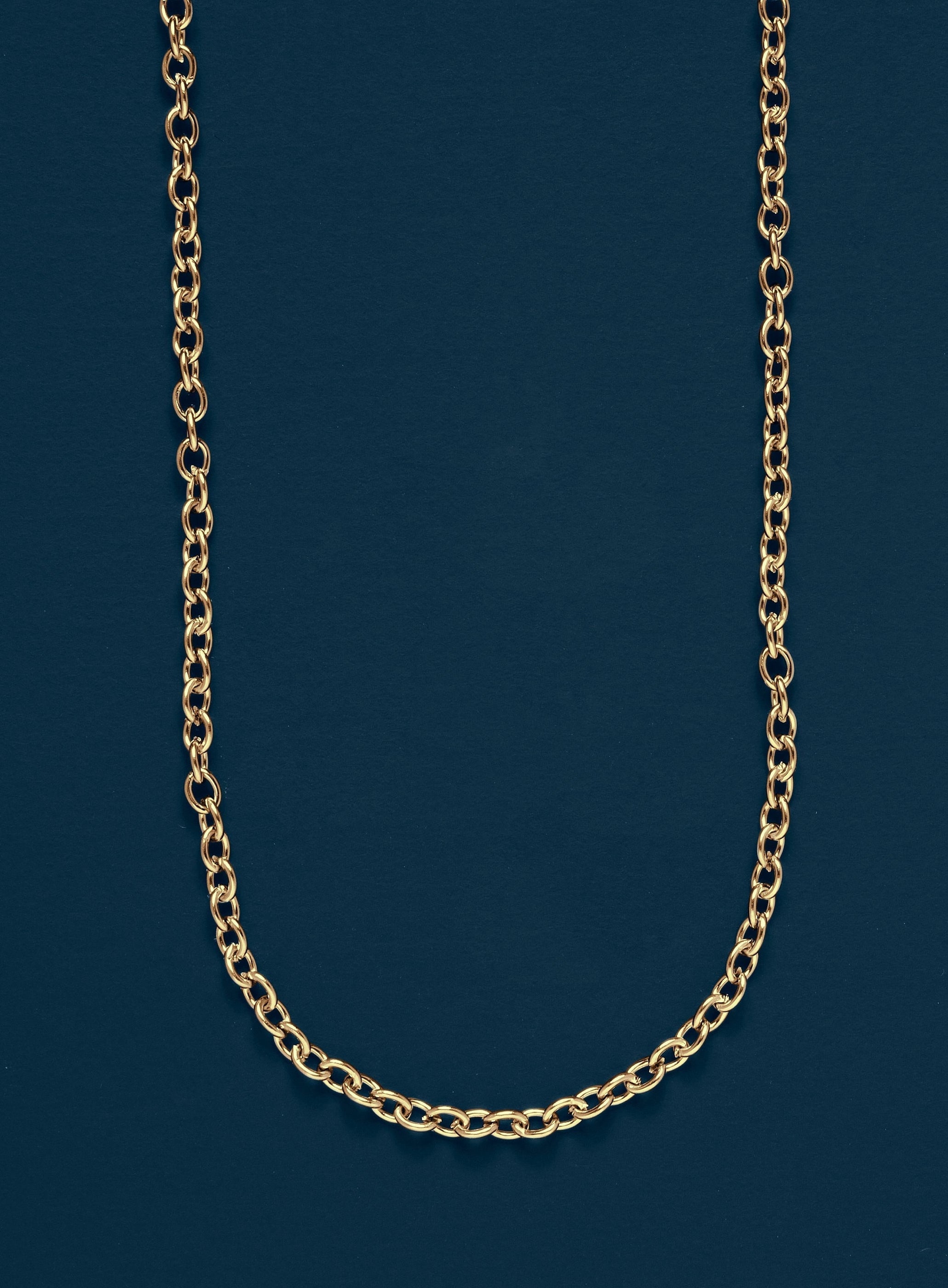 Mens 3mm Classic Cable Chain Necklace — WE ARE ALL SMITH