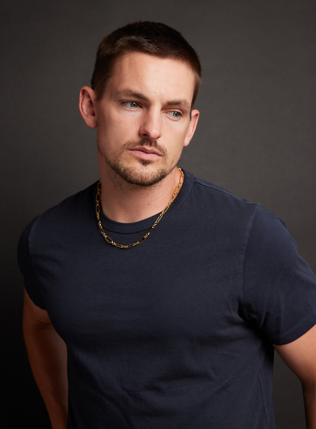 7mm Men's Gold Elongated Cable Chain Necklace for Men — WE ARE ALL SMITH
